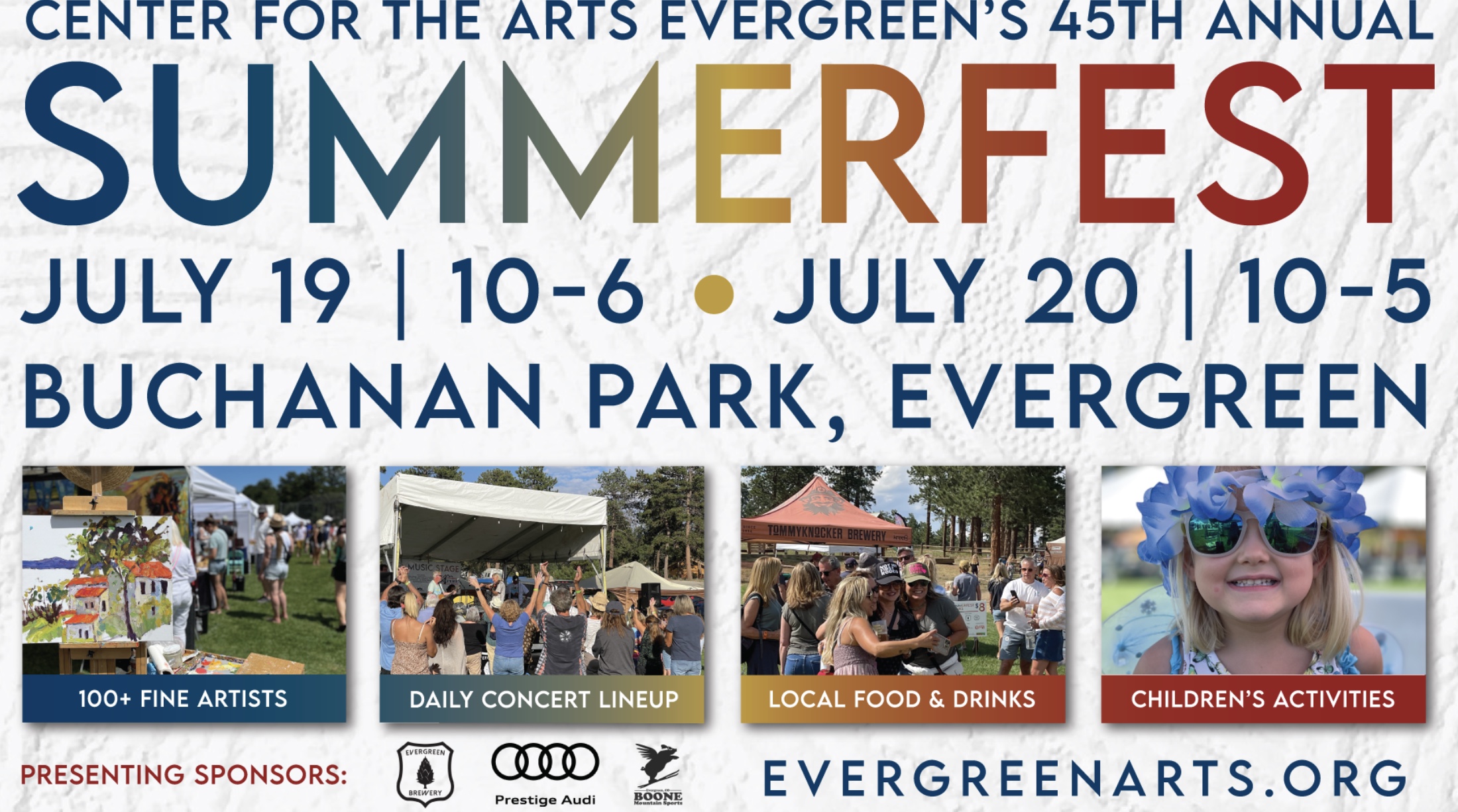 Summerfest 2025 with Center of the Arts Evergreen - Evergreen Creative ...
